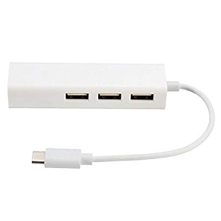 Microware Multi-function Type C to 3-Port USB Hub with RJ45 LAN ...