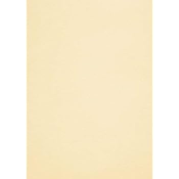 50 A4 Sheets Conqueror Paper Vellum (Deep Cream) Wove (Smooth ...