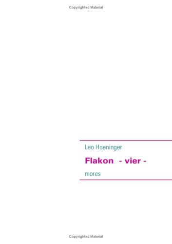 Amazon | Flakon - Vier - | Hoeninger, Leo | Philosophy