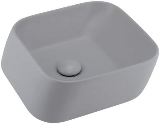 Amazon | カクダイ 角型手洗器 493-239-GY | 手洗い水栓・ボウル