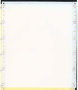 9-1/2 x 11" Dot Matrix Pinfeed Continuous Tractor Feed Computer Paper ...