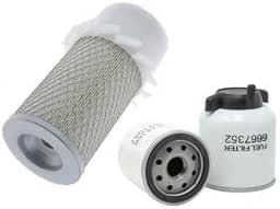 CARTEX Maintenance Filter Kit for FITS Kubota Engine D722 FITS Bobcat ...