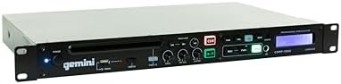 Amazon.com: Gemini Professional Rackmount CD Player - DJ CD Player with ...