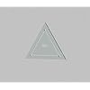Amazon.com : Triangle Quilting Template Set, 4", 3", 2", 1" with 1/4 ...