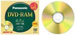 Panasonic LM – hc47 m DVD – Ram Media 5 X Fast Non Cartridge : Amazon ...