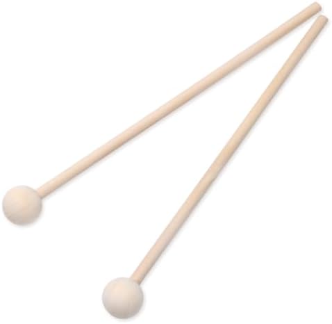 Amazon.com: BAKBRAND Mallets Percussion Sticks 8 Inch Wood Sticks for ...