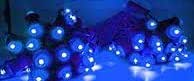 Buy (Set of 4) Made in India Still Decoration Blue Color LED Series ...
