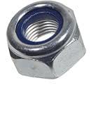 M10-1 Prevailing torque type hex lock nuts thin type, metric fine ...