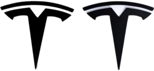 Amazon.com: Model 3 Badge Emblem - Front Hood and Rear Trunk ...