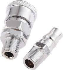 1/2" inch BSP male thread Pneumatic (QRC) Quick release coupling with 1 ...