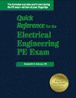 Amazon.com: Quick Reference for the Electrical Engineering Pe Exam ...