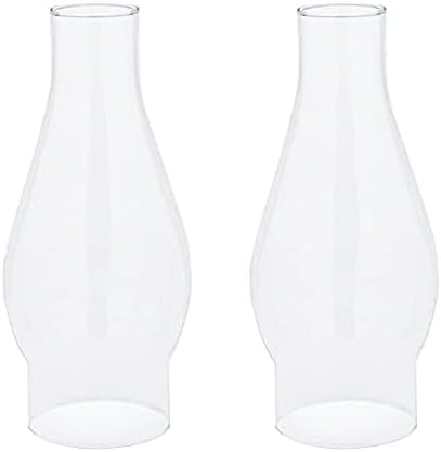 Ohlectric Glass Lamp Chimney - Chimney Transparent Glass Shade - Hand ...
