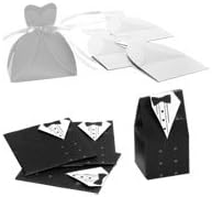 Amazon.com: Bride and Groom Dress Favor Boxes : Health & Household
