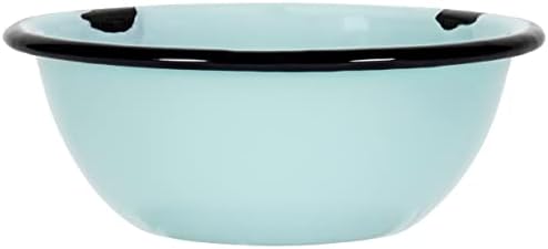 Amazon.com: Red Co. Set of 4 Enamelware Metal 7 oz Mini Ice Cream Bowls ...