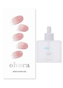 Amazon.com : ohora Easy Peel Remover - Nail Gel Polish Remover + Semi Cured Gel Nail Strips (N ...