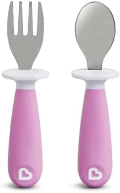 Amazon.com: Munchkin® Splash™ Toddler Fork, Knife and Spoon Utensil Set ...