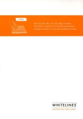 Whitelines Wire Top A5 Lined Notebook - White: Whitelines ...