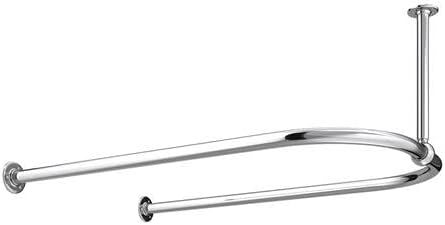 Aquaworld U-Shaped Shower Curtain Rail made with Low Carbon Steel ...