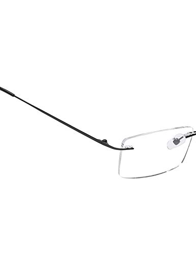Titan Rimless Rectangular Men Spectacle Frame - (TW1085MRM1|51) - Price ...