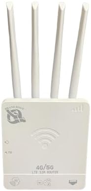 Brandroot-4G BR 186 with Upto 300Mbps Speed 4G & 5G Sim Support Wi-Fi ...