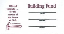Offering Envelopes Building Fund: unknown author: 9780805407525: Amazon ...