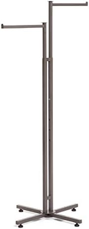 Amazon.com: SSWBasics 4 Way Clothing Rack with 2 Straight Arms : Home ...