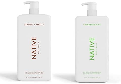 Amazon.com : Native Body Wash 3 Pack - Natural Body Wash Women & Men ...