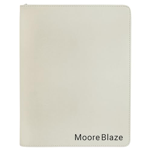 Amazon.com: Monogrammed Portfolio with Zipper, Personalized Refillable ...