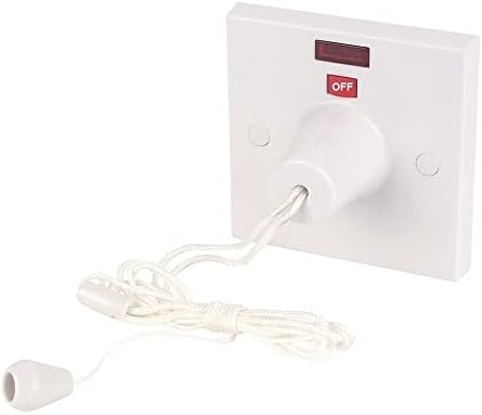45 Amp Pull Cord Switch Double Pole with Neon : Amazon.co.uk: DIY & Tools