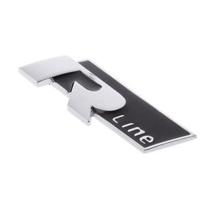 Black R Line Badge Emblem Sticker Decal Rust-free for VW CC PASSAT ...
