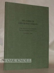 The papers of Lord George Germain;: A brief description of the Stopford ...