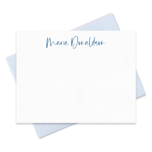 Amazon.com: Personalized Stationery Note Cards and Envelopes Set for ...