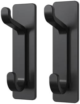 pickpiff Black Self Adhesive Hooks, Sticky Hooks Extra Strong, Hanging ...