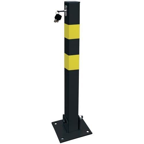 Folding Parking Bollard Lockable Security Post Car Driveway Drop Down ...