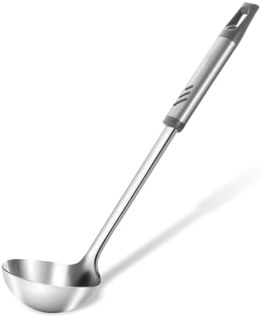 Amazon.com: Vollum 1-Piece Ladle Heavy Duty Thick Stainless Steel - 12 ...