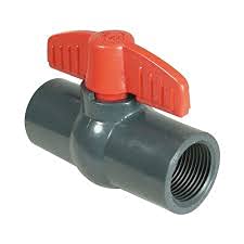 1/2''PVC THREADED BALL VALVE PACK OF 2 : Amazon.in: Home Improvement