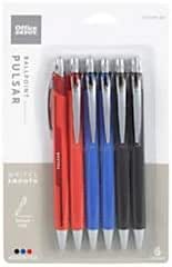 Amazon.com : FORAY Pulsar Advanced Ink Ballpoint Pens, Conical/Medium ...