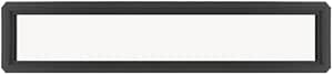 Shed Windows and More Double Pane Black Transom Window 72" x 12" Low-E ...