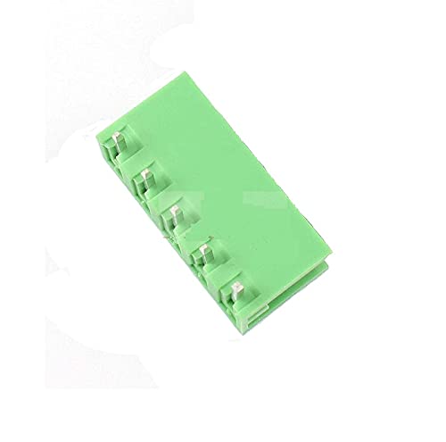 5 Pin Right Angle PCB Mount Male Terminal Block Connector 5.08mm Pitch ...