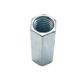 5/2/1pcs M5 M6 M8 M10 M12 M14 M16 M18 M20 Rod Coupling Hex Nut Steel Galvanized Long Hex Nut ...
