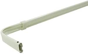 Single lock-seam standard curtain rods 48-84" projects 3 1/2" : Buy ...