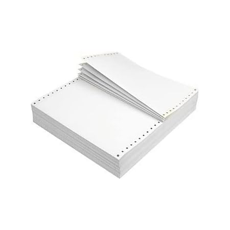 Dot Matrix Printer Paper 6x12x1=6" Cut Without Carbon 1000 Sheets 70 ...