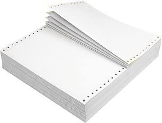 Dot Matrix Printer Paper 6x12x1=6" Cut Without Carbon 1000 Sheets 70 ...