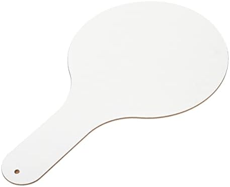 Dry Erase Answer Paddle, 4Pcs Blank Score Boards Single Sided Handheld ...