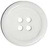 Amazon.com: White Plastic Sewing Button 20mm 3/4 inch 200 pcs for ...