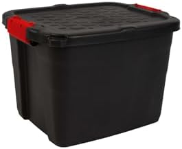 Strata Heavy Duty Large Storage Box, 42L, Lockable, Indoor/Outdoor ...