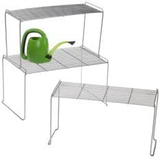 Amazon.com: The Container Store Flat Wire Stacking Shelf : Home & Kitchen