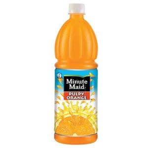 M PULPY Orange Minute Maid Fruit Drink 1Lr(1000ml Bottle) pack of-1 ...