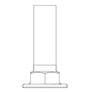 T&S Brass B-0447 Inlet Extension, 3-3/4" Length, 1/2" NPT : Amazon.in ...