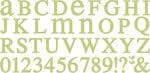 Amazon.com: QuicKutz - All-on-One Mini Unicase Alphabet Die Set - Chocolate